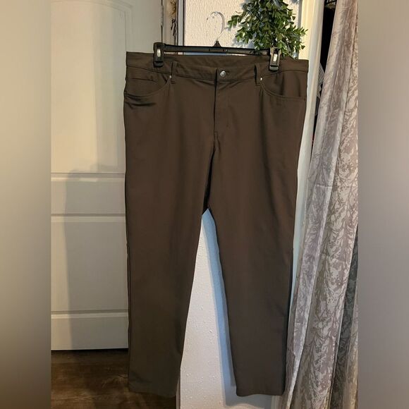 lululemon athletica | Pants | Lululemon Abc Slim Warpstreme Pants Waist ...